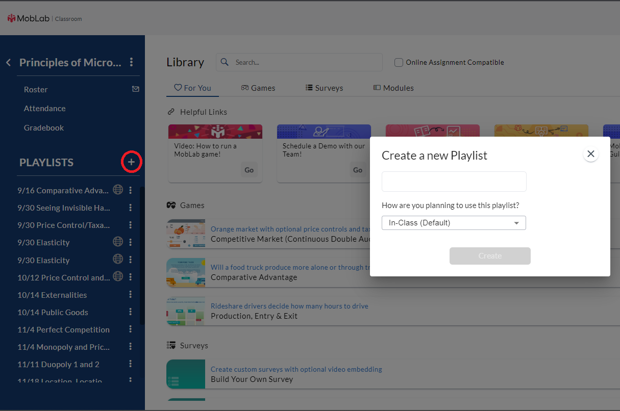 Playlists – MobLab - Support