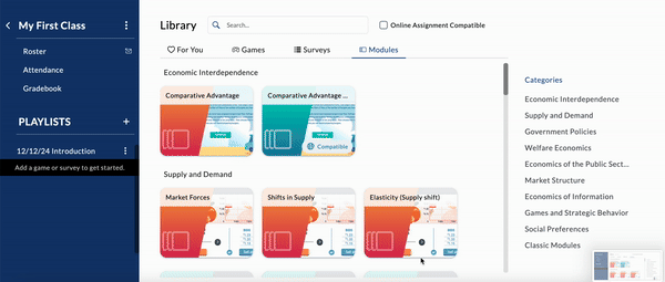 Using Modules – MobLab - Support