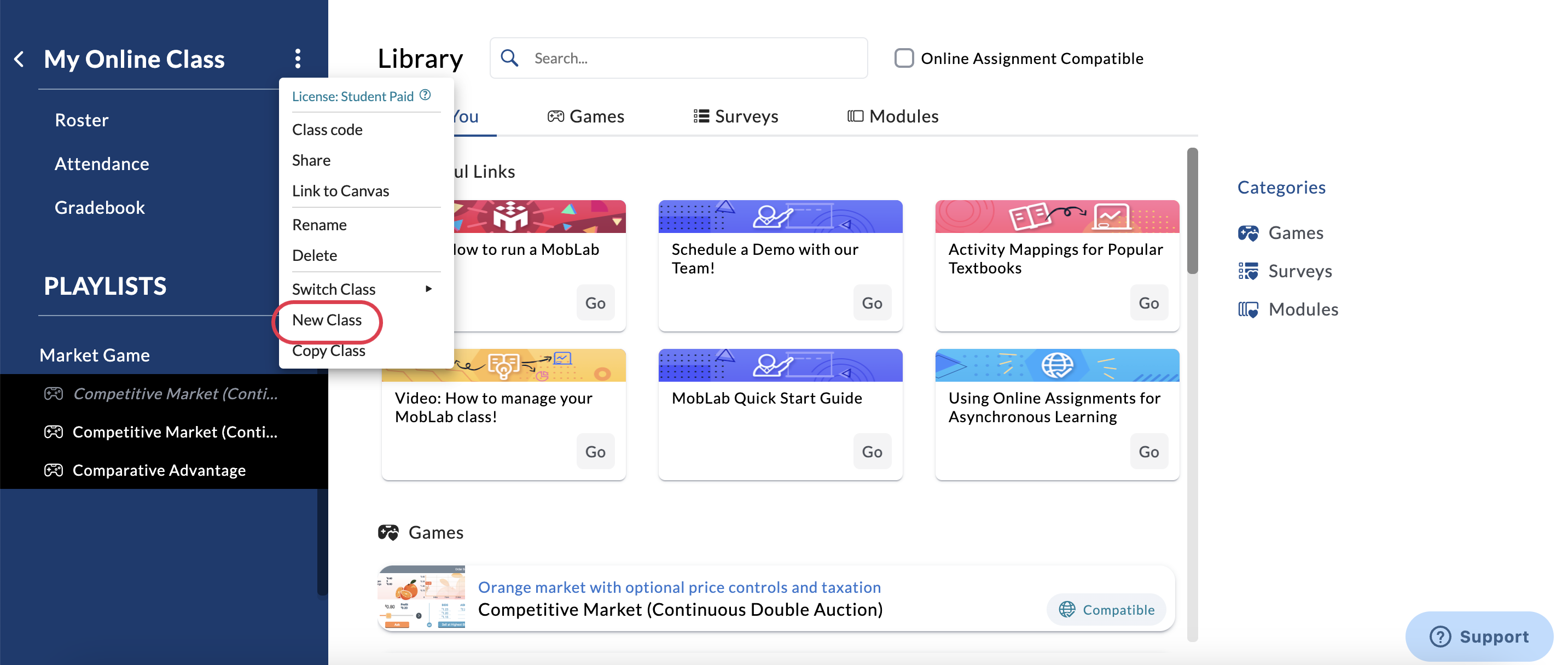 Instructor Quick Start Guide – MobLab - Support