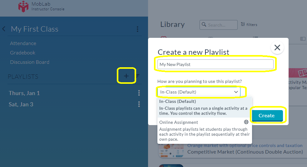 Playlists – MobLab - Support